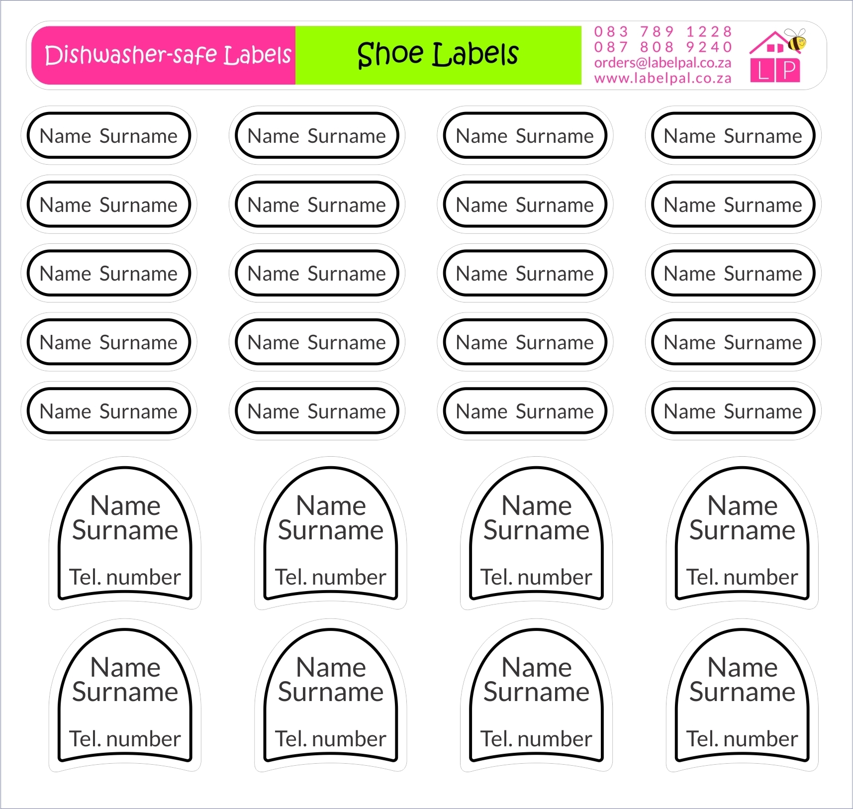 Label Kit Value Pack | Label Pal | Personalised and Customised Labels ...